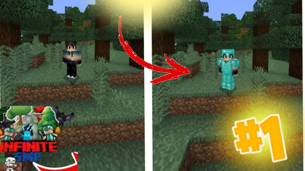 How I became the Proest player in the SMP in my first day only 🥶🔥 ...