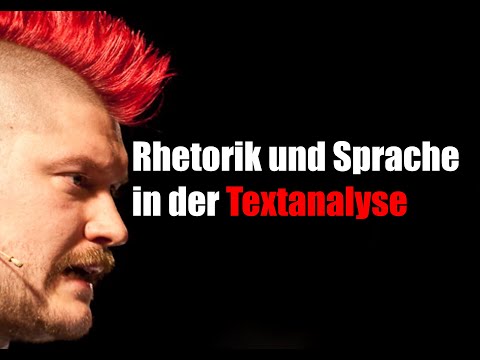 Rhetorik und Sprache in der Textanalyse