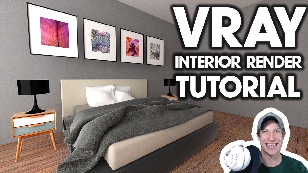 Vray INTERIOR RENDER Tutorial - Easy to Follow! - YouTube