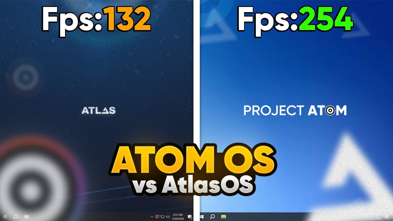 AtlasOS vs AtomOS - The BEST windows build for Gaming? (+ Benchmarks ...