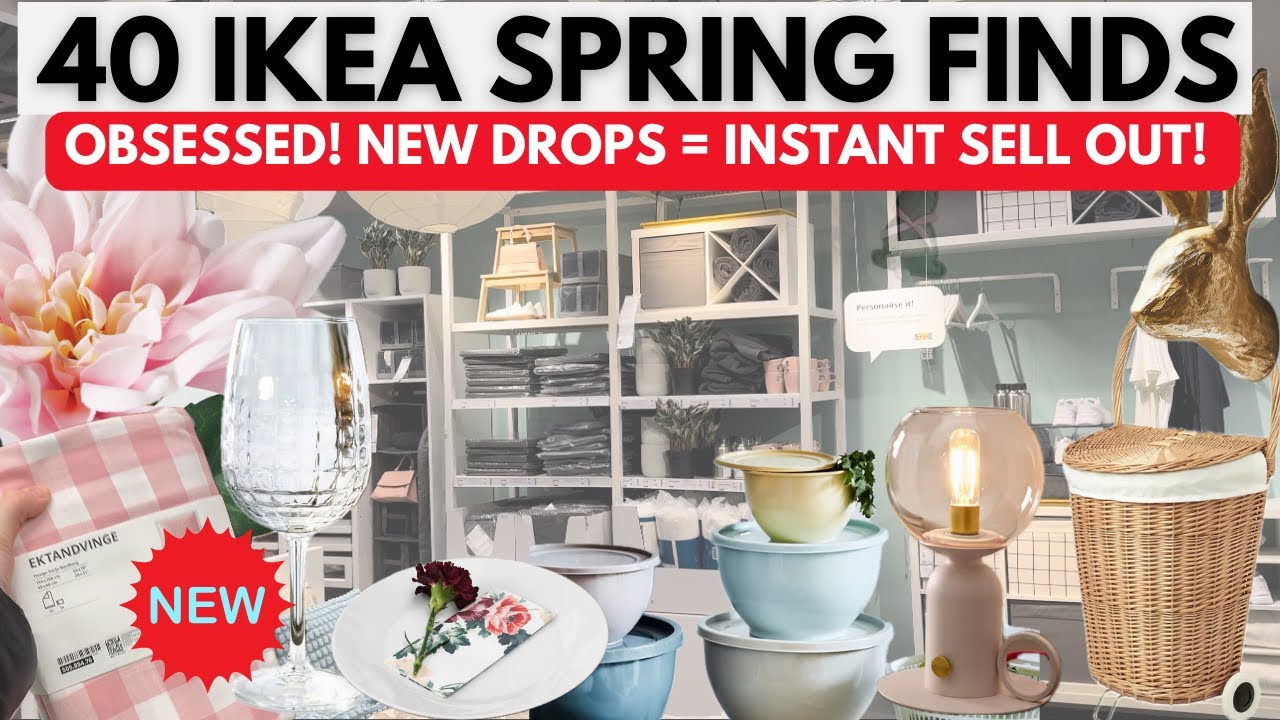 I Found 40 MIND-BLOWING IKEA Spring Must-Haves! (You Need These NOW ...