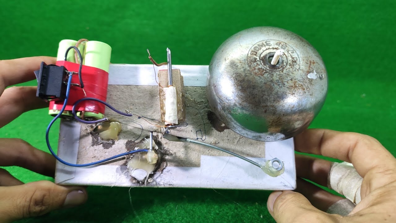 How To Make A Simple And Powerful Electric Bell At Home || HLD ...