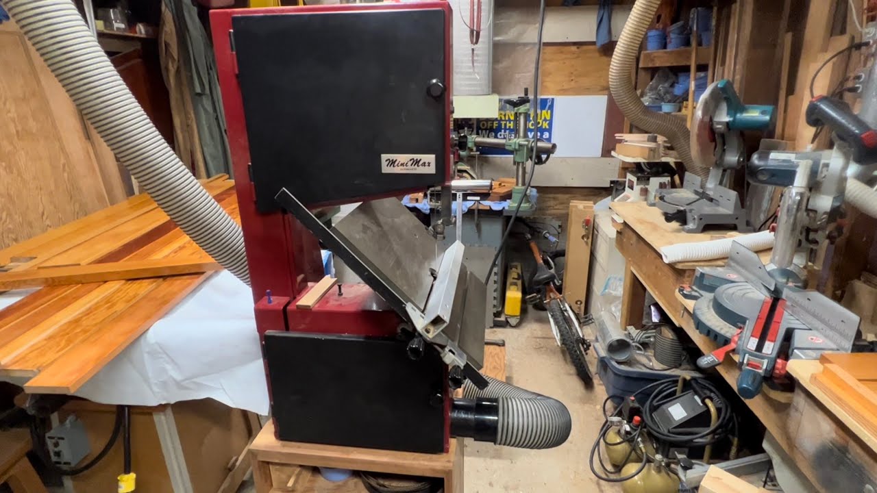 Mini max bandsaw, professional 32 - YouTube
