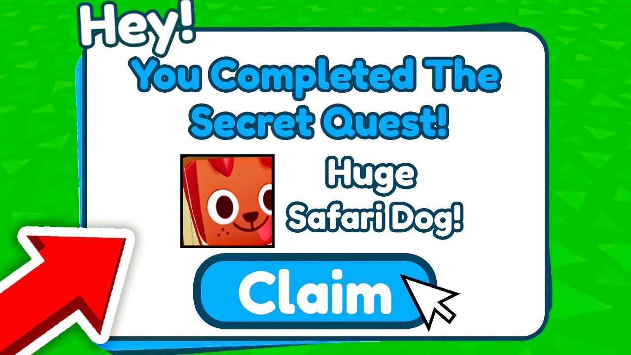 How To Get *FREE* HUGE SAFARI DOG In Pet Simulator X... 🐶 - YouTube