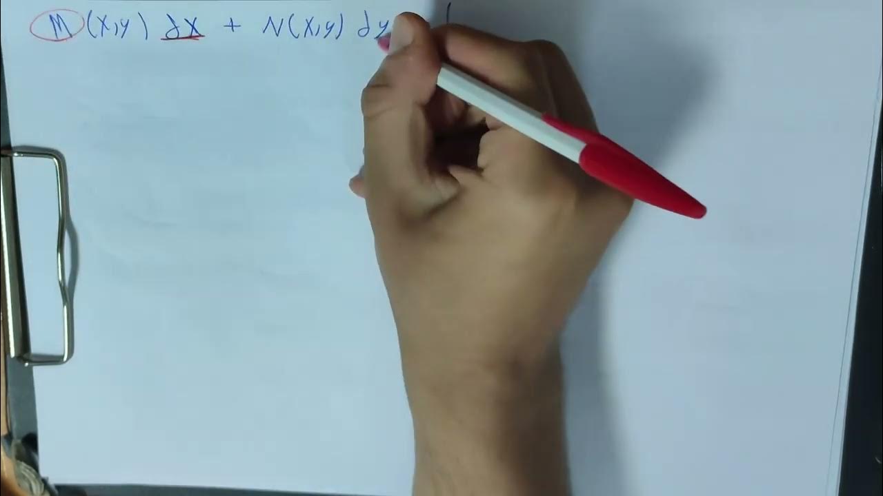 #11 Math.2 for Computer Science | Exact Differential equations (Ch.2 ...