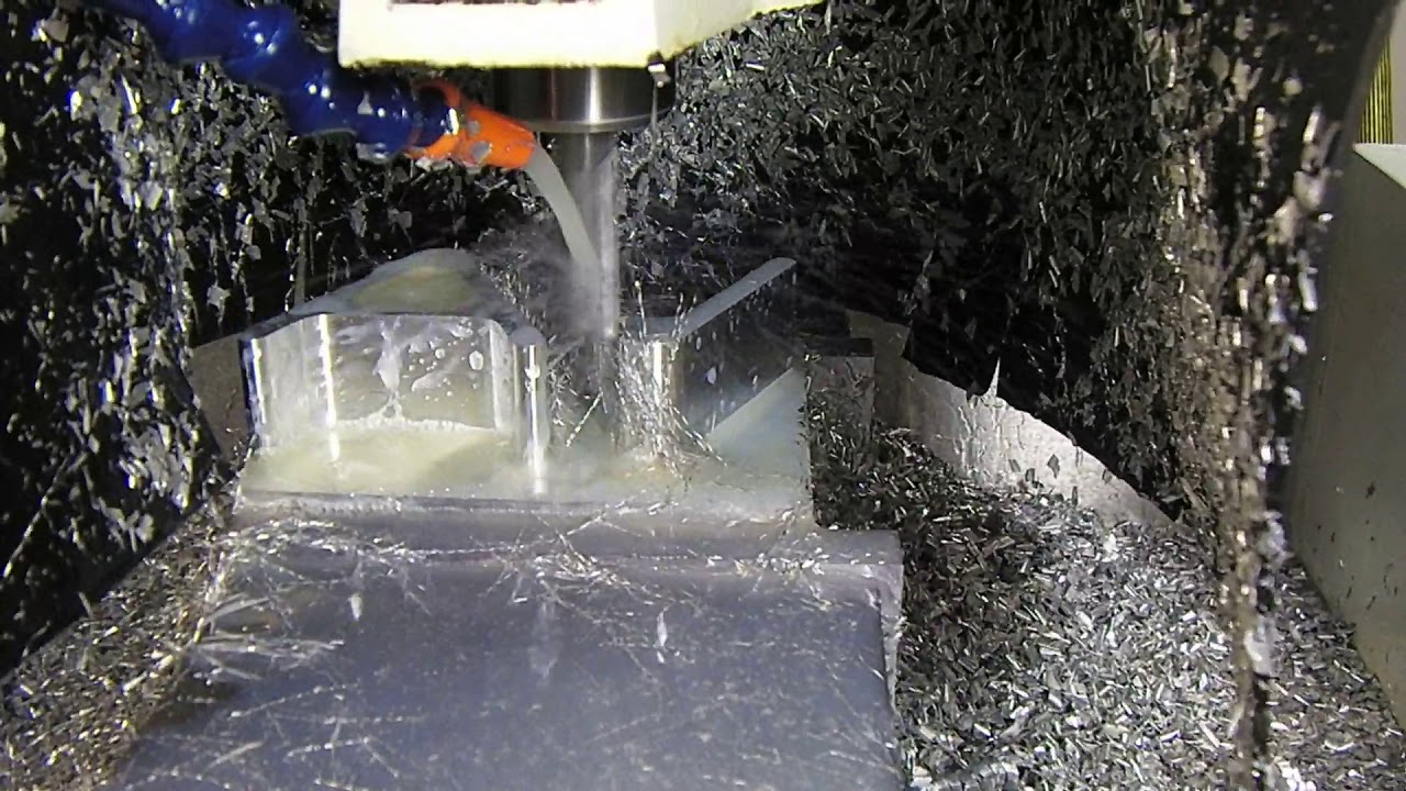 PM-940 test part CNC with Flood Cooling - YouTube