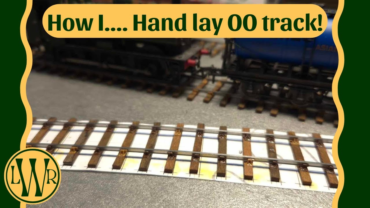How I Hand Lay Model Railway Track Pt.1 - Plain Track! - YouTube