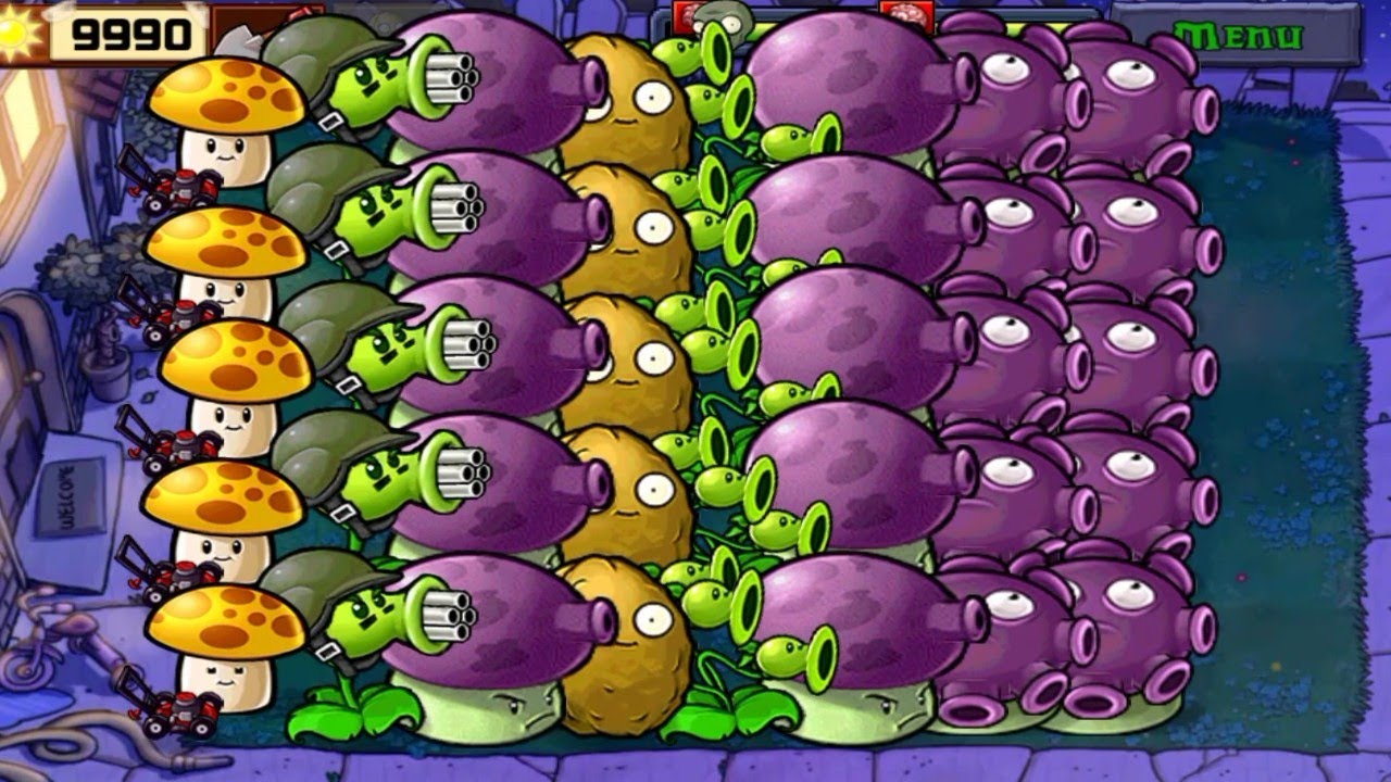 Pvz Hack | Giant plants vs All Zombies # 4 Gameplay - YouTube