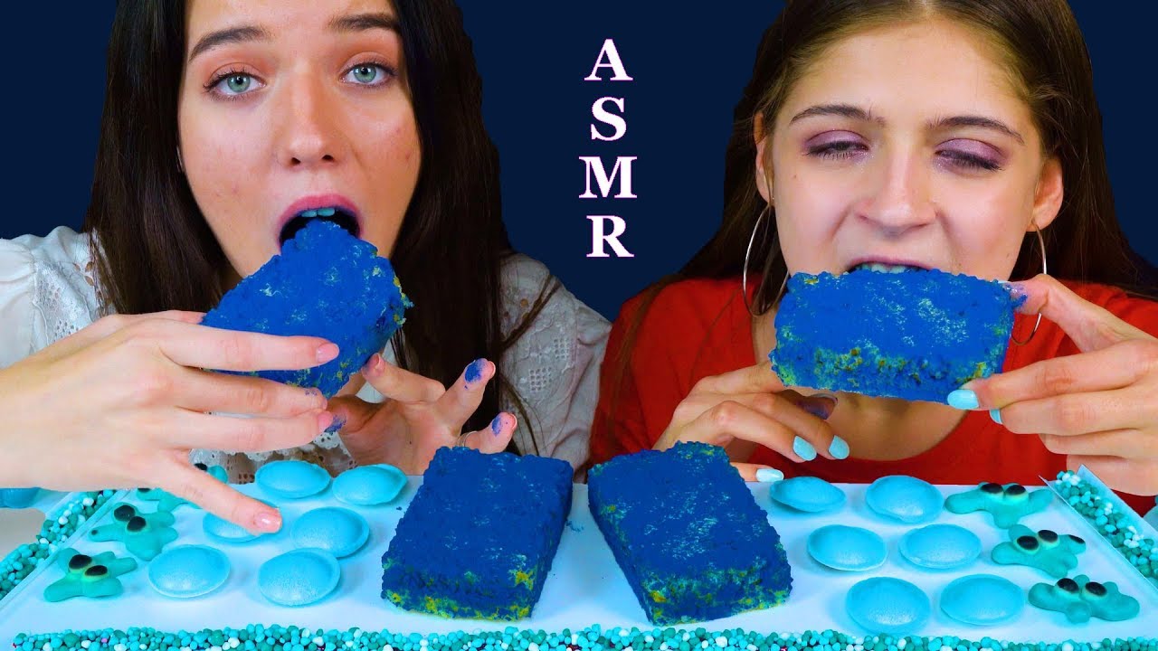 ASMR BLUE HONEYCOMB, GUMMY EYEBALLS, NERDS ROPE, UFO WAFERS, BASIL SEED ...