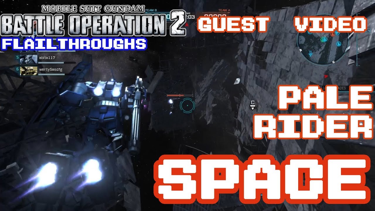Gundam Battle Operation 2 Guest Video: RX-80PR Pale Rider Space Type ...