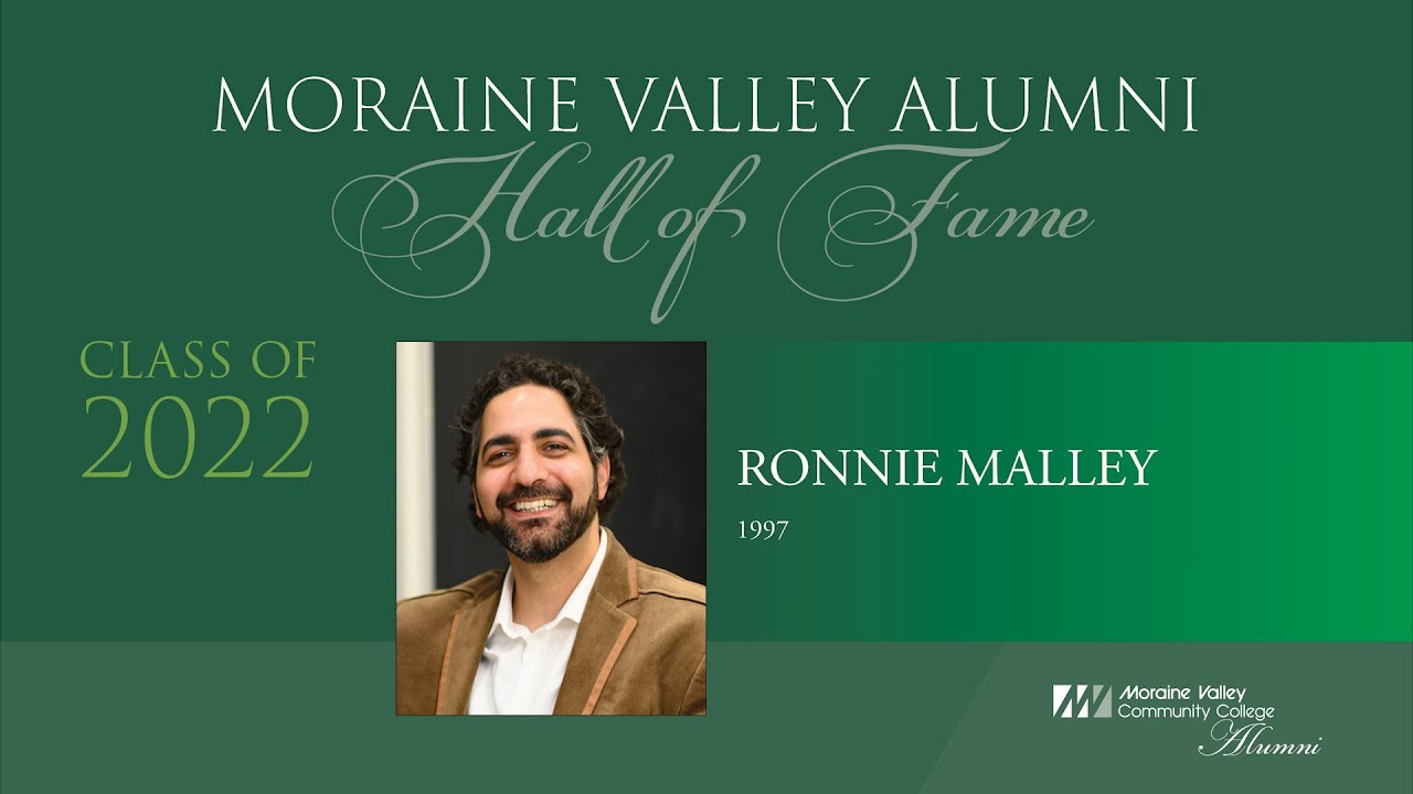 Moraine Valley Alumni Hall of Fame — Ronnie Malley - YouTube