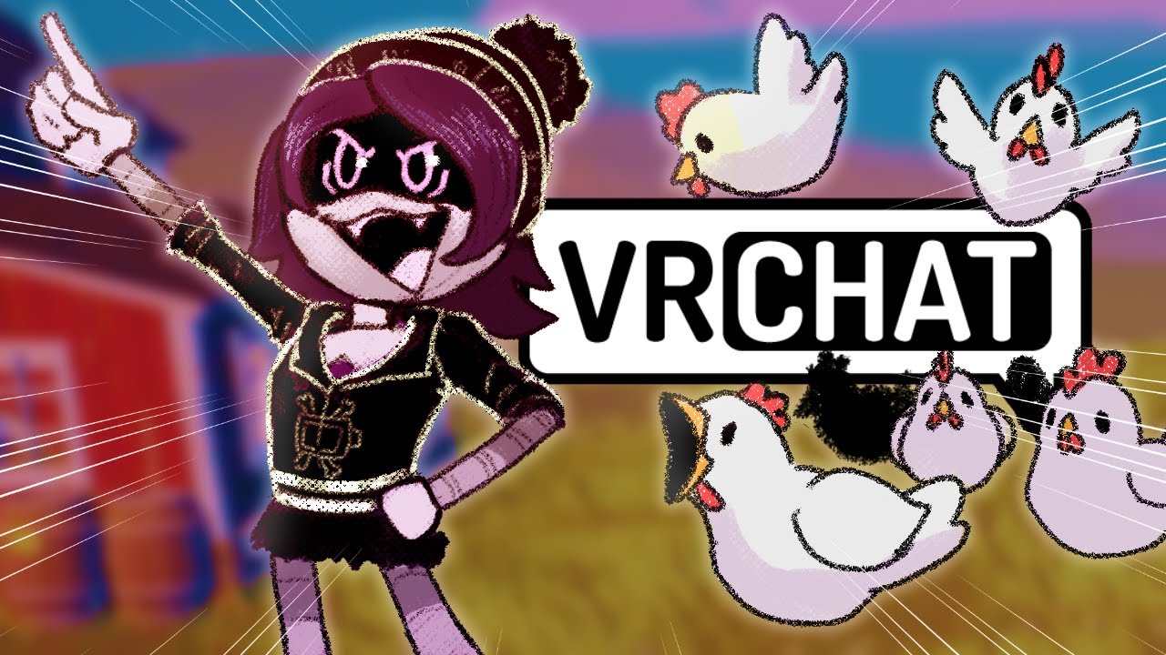 Uzi Raises a Chicken Army in VRChat! - YouTube