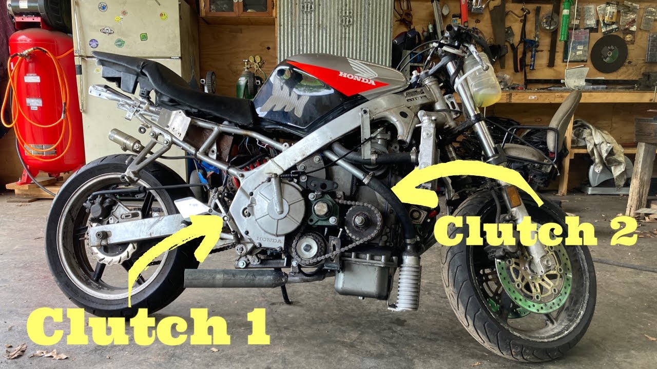 Diesel motorcycle build part 6 Adding a second clutch - YouTube