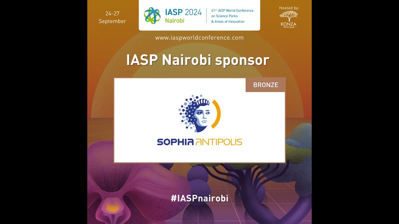 IASP Nairobi 2024 Bronze sponsor - Sophia Antipolis - YouTube
