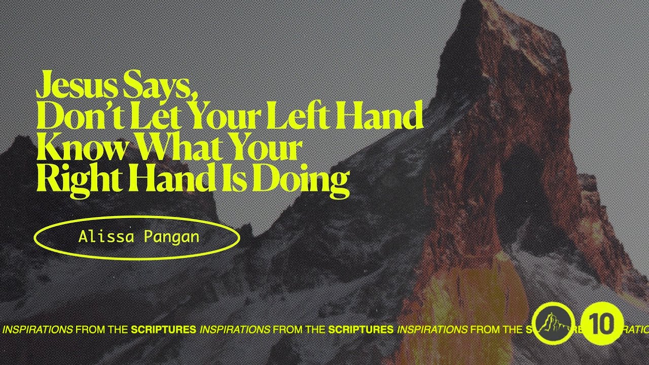 Don't let your left hand know what your right hand is doing ...