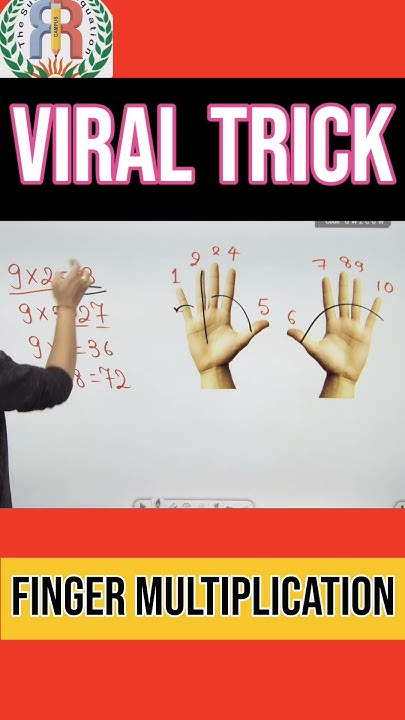 finger multiplication tricks #mathstricks #mathshorts #sscgd2023 - YouTube