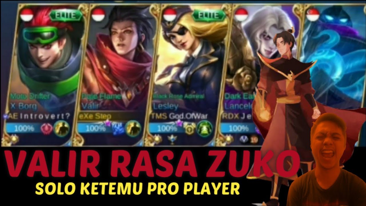 WAKTU YANG COCOK UNTUK PUSH RANKED SOLO | VALIR SI ANAK RAJA API OZAI ...