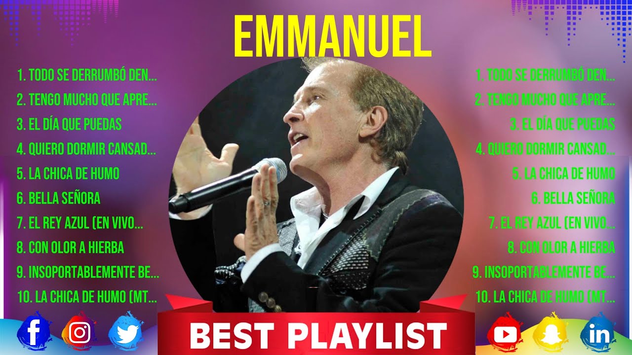 Las mejores canciones del álbum completo de Emmanuel 2024 - YouTube