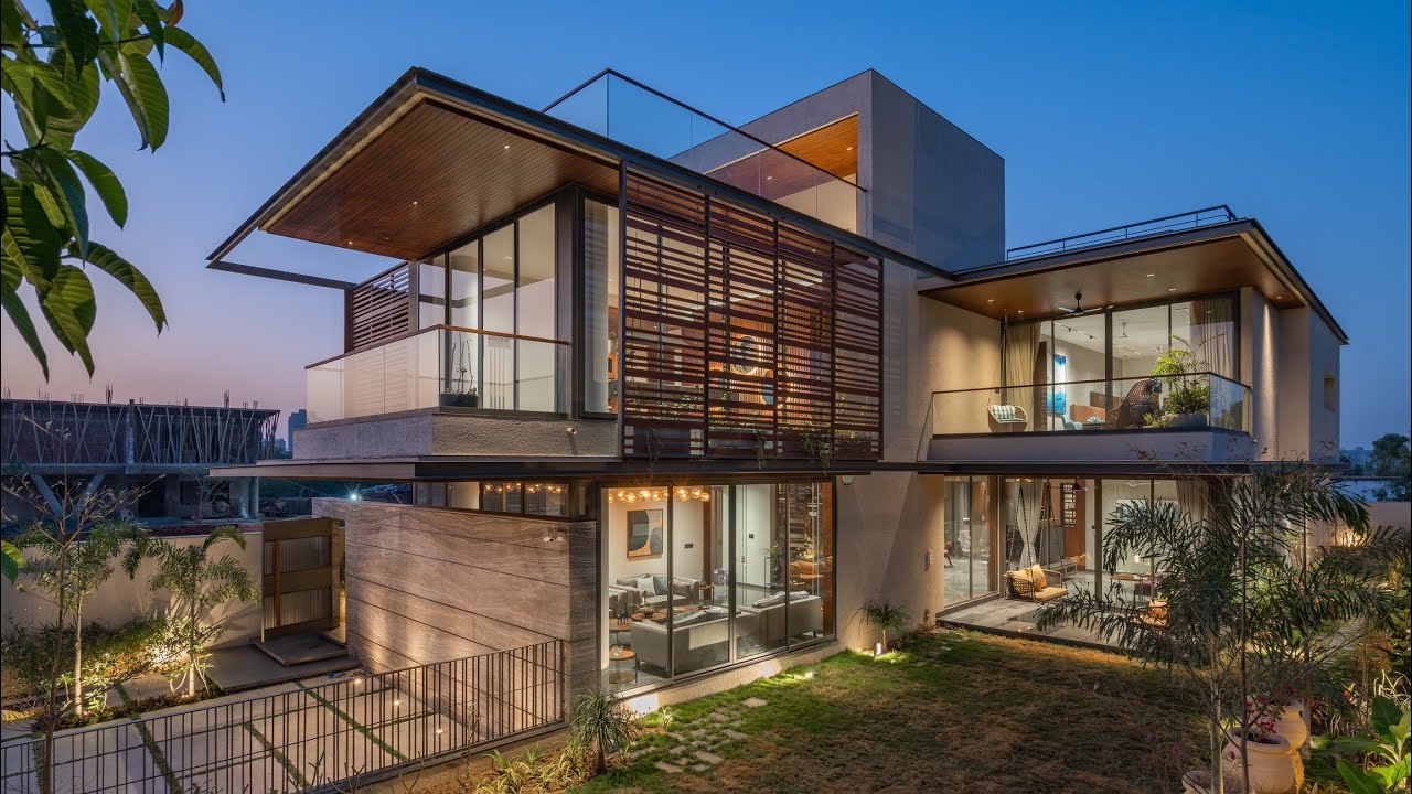 The Perched House Design By VPA Architects #villadesign - YouTube