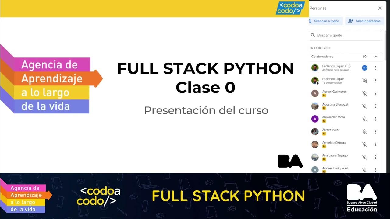 Full Stack con Python - Clase 0 Parte 2 - Codo a Codo - YouTube