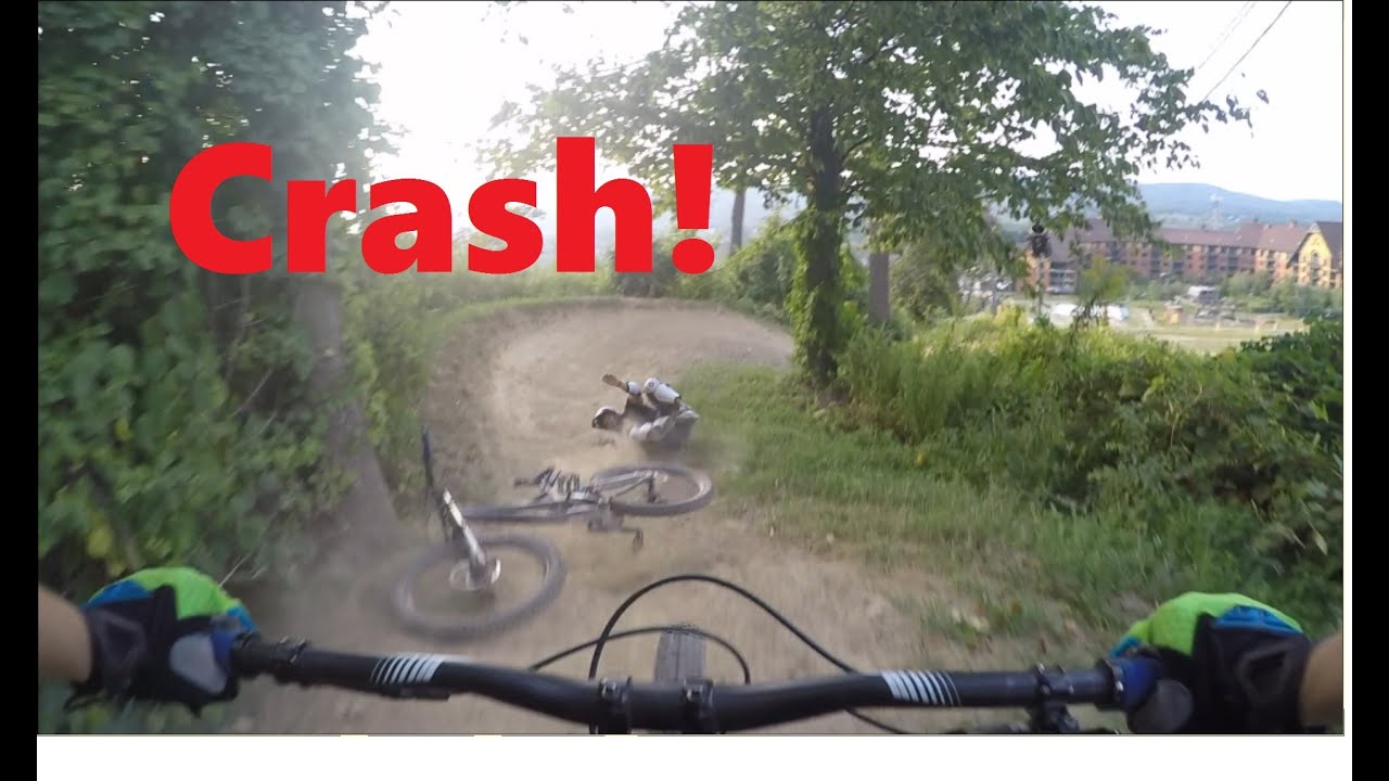 Crash Over Handlebars! MTB-Downhill Mountain Bike Crash!!!! - YouTube