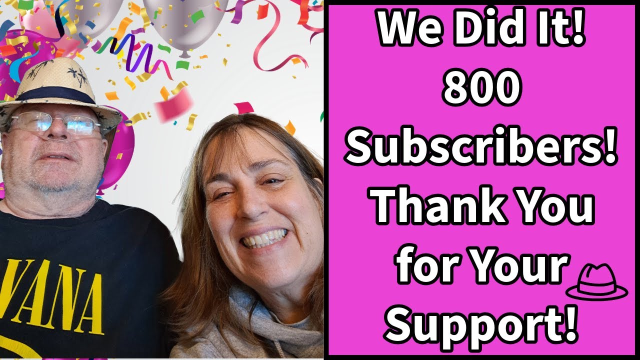 We Did It! 800 Subscribers! – Thank You for Your Support! #ellensmile ...