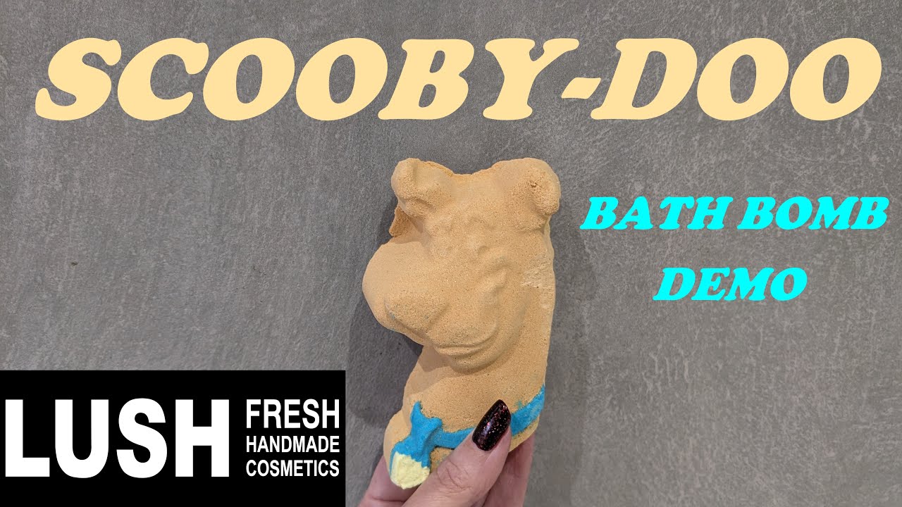 LUSH SCOOBY-DOO BATH BOMB DEMO - YouTube