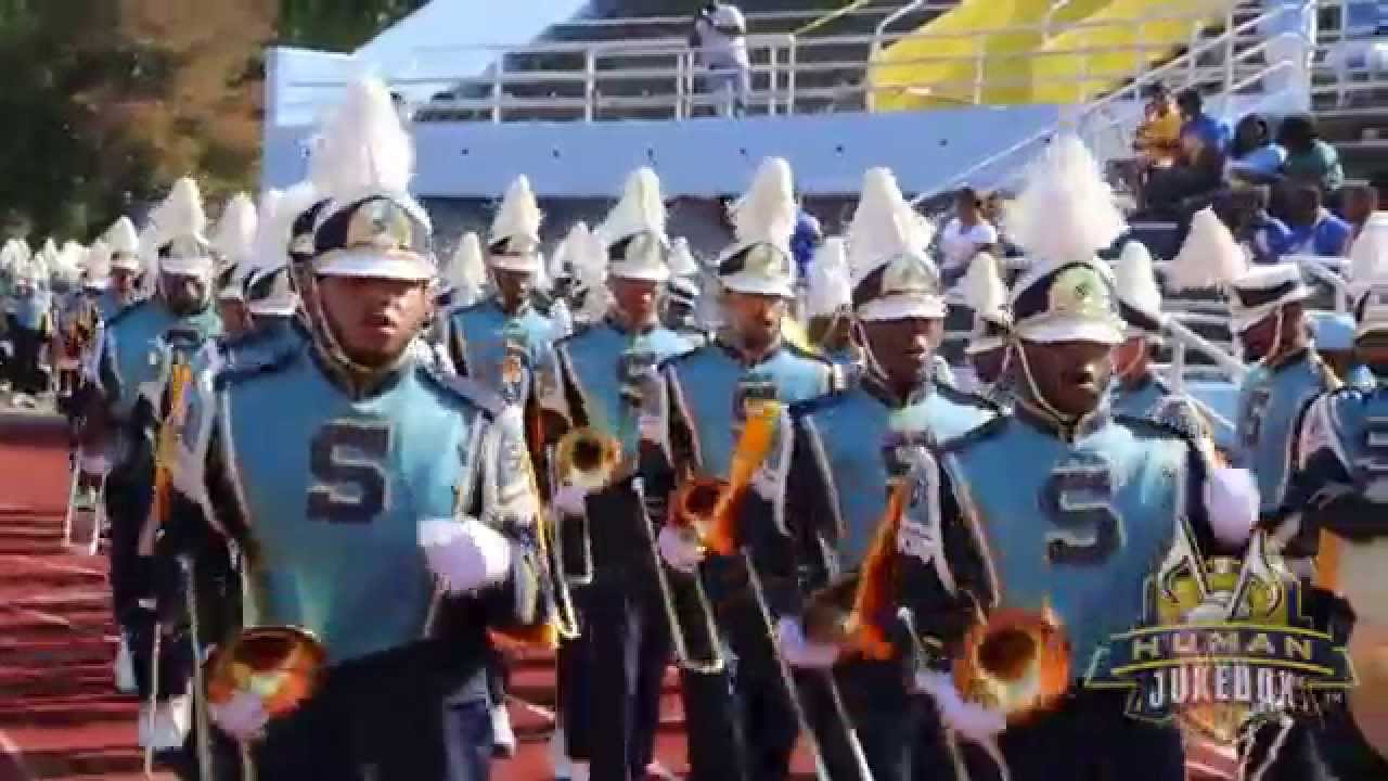 Southern University Human Jukebox 2015 Marching In vs. Jackson St ...