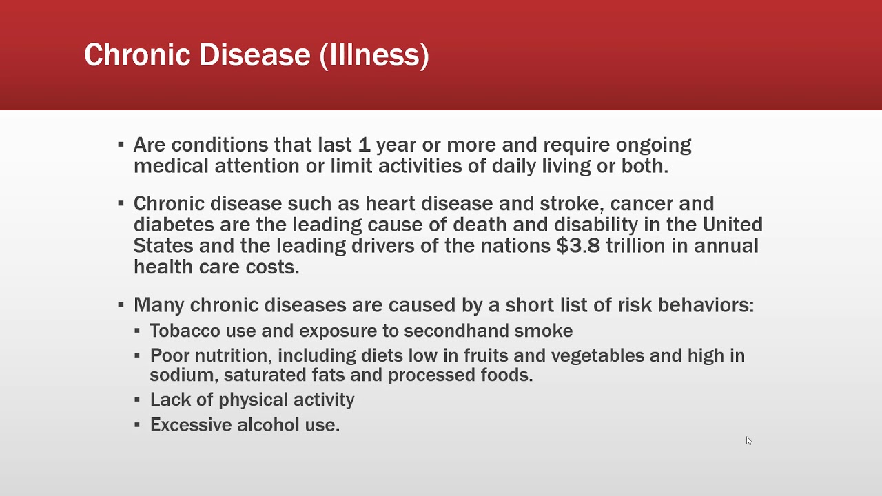 Trajectory of Chronic Illness (unedited) - YouTube