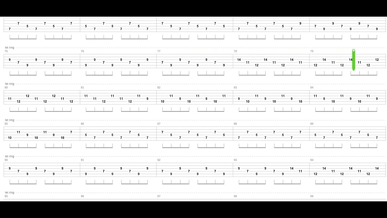 Weird Fishes Tab by Radiohead + Guitar only + Guitar tab - YouTube