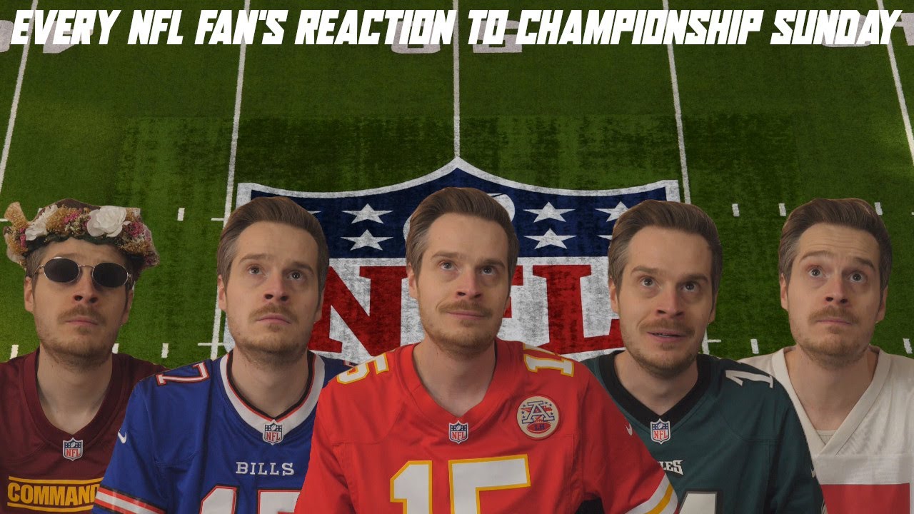 Every NFL Fan's Reaction to Championship Sunday - YouTube