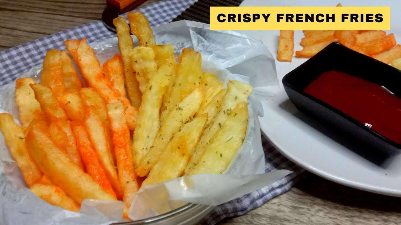 MAKE CRISPY FRENCH FRIES AT HOME // HOMEMADE FRENCH FRIES - YouTube