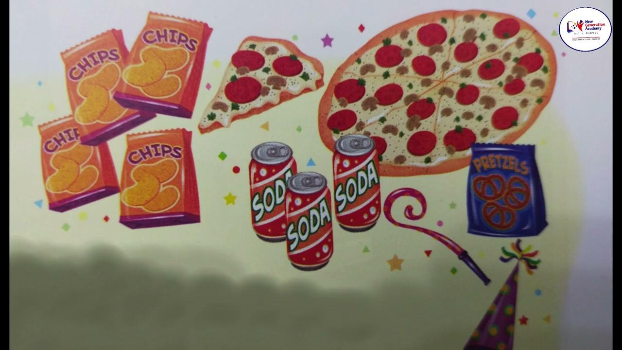 LET'S GO Listen and sing One Piece of pizza Page 5 - YouTube