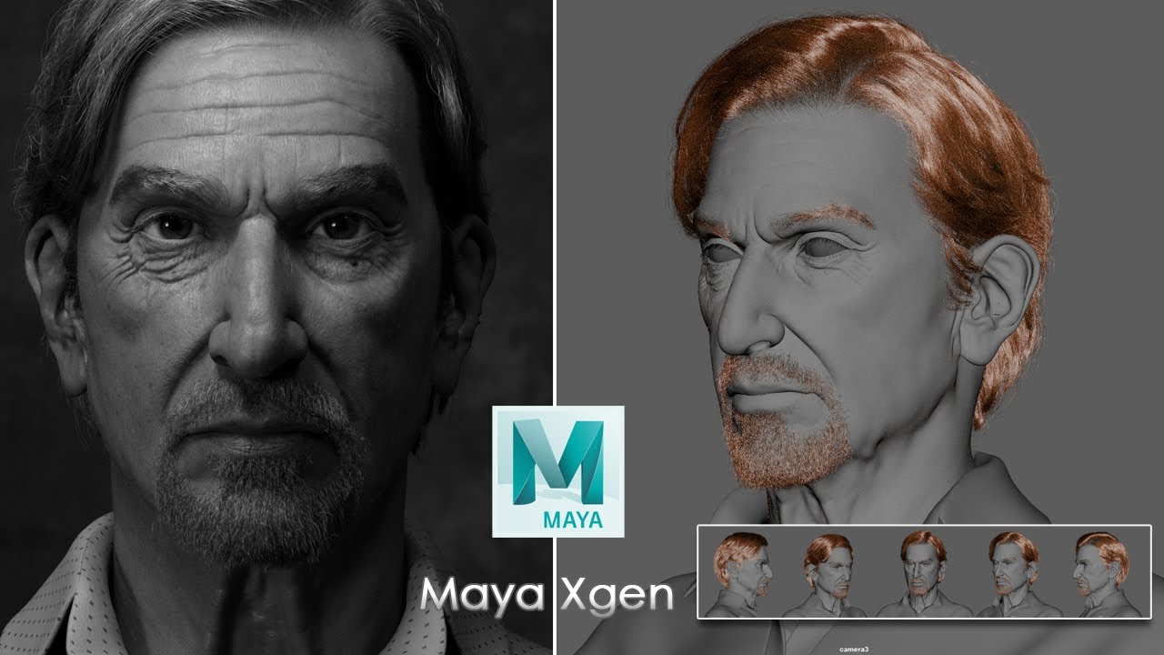 Maya Xgen - Hair - YouTube