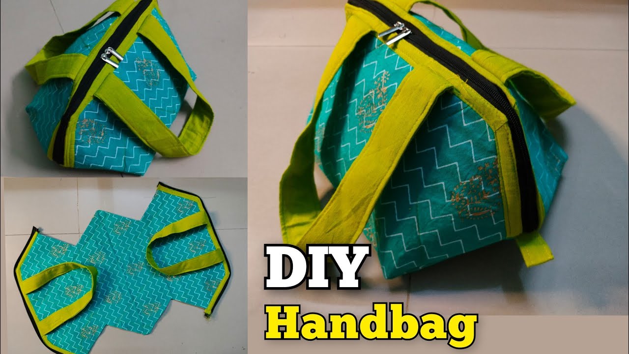 DIY Beautiful Ladies Purse | How to make hand bag cutting and stitching ...