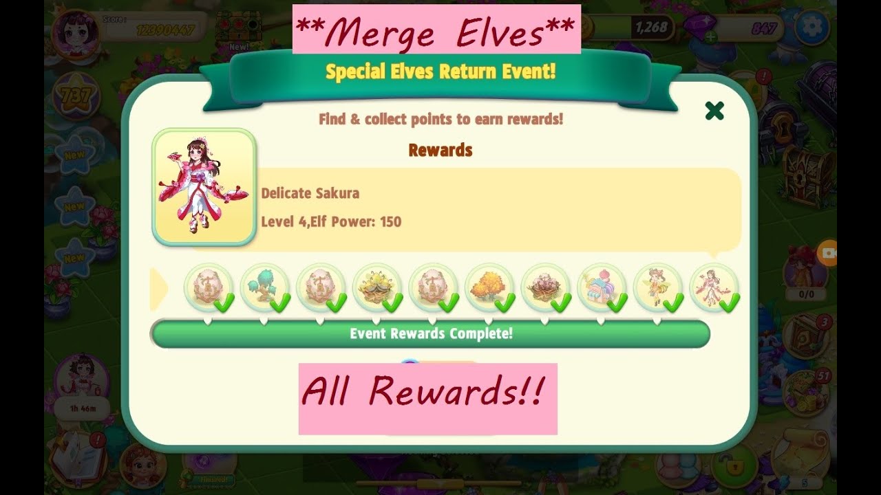 Merge Elves **The Special Elves Return Event** All Rewards! - YouTube