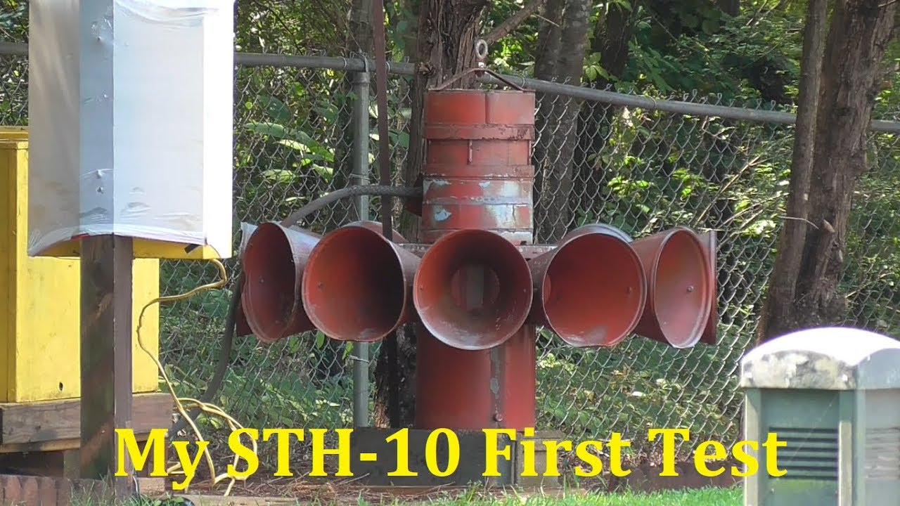 My FS STH-10 Outdoor Warning Siren First Test, Short Attack 8/14/18 ...