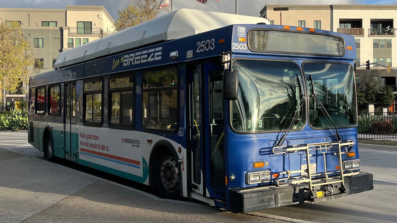 North County Transit District 2007 New Flyer C40LF #2503 - YouTube