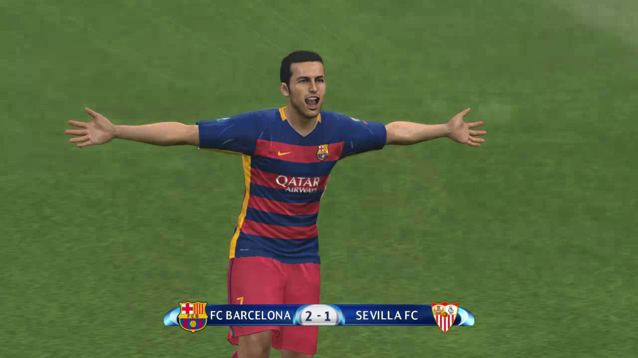 pro evolution soccer 2016 uefa super cup gameplay - YouTube