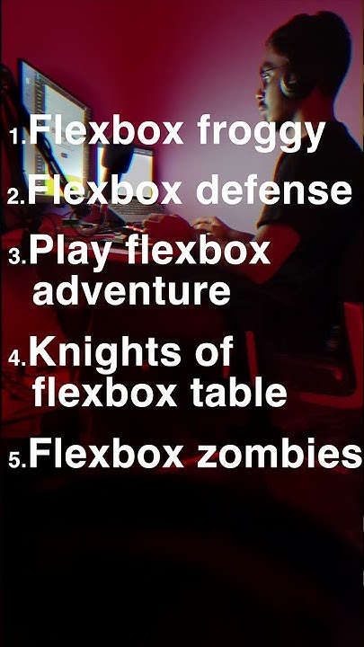 5 Games to master CSS Flexbox🔥 - YouTube
