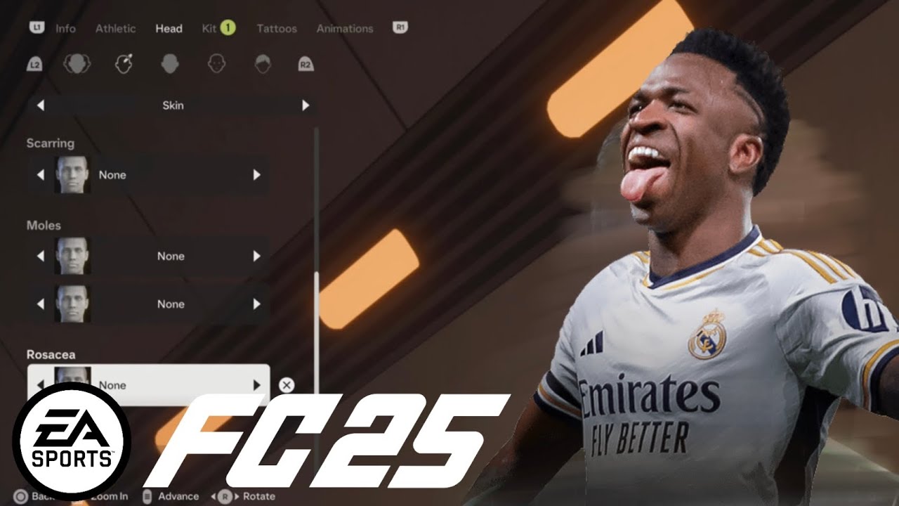 VINI JR | FC 25 Face Customisation Pro Clubs / Career Mode Player - YouTube