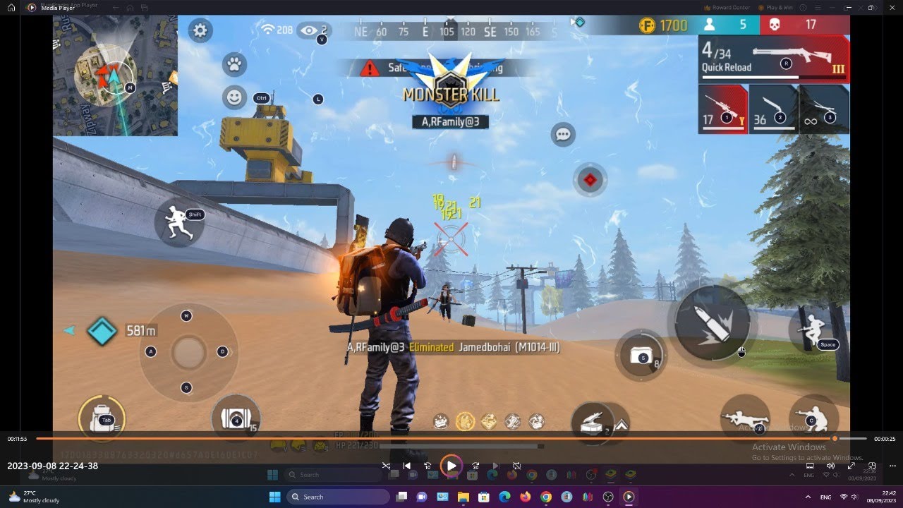 Solo game play. 18 kills and I got the BOOYAH. first game play on ...