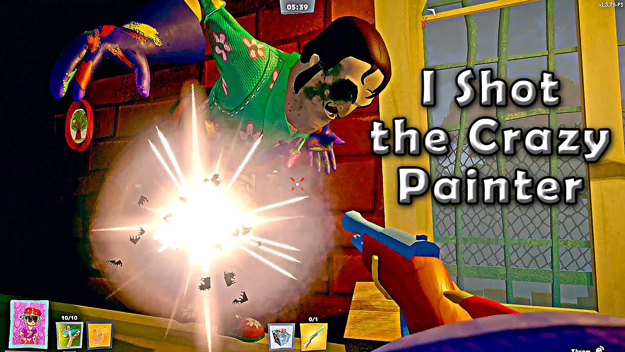 Our Neighbor is a CRAZY Painter! 😂 - YouTube