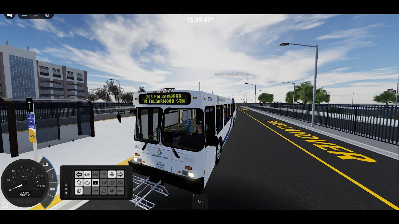 Vamos Bus Simulator | Route 20: Falgarwood Stn | Roblox - YouTube