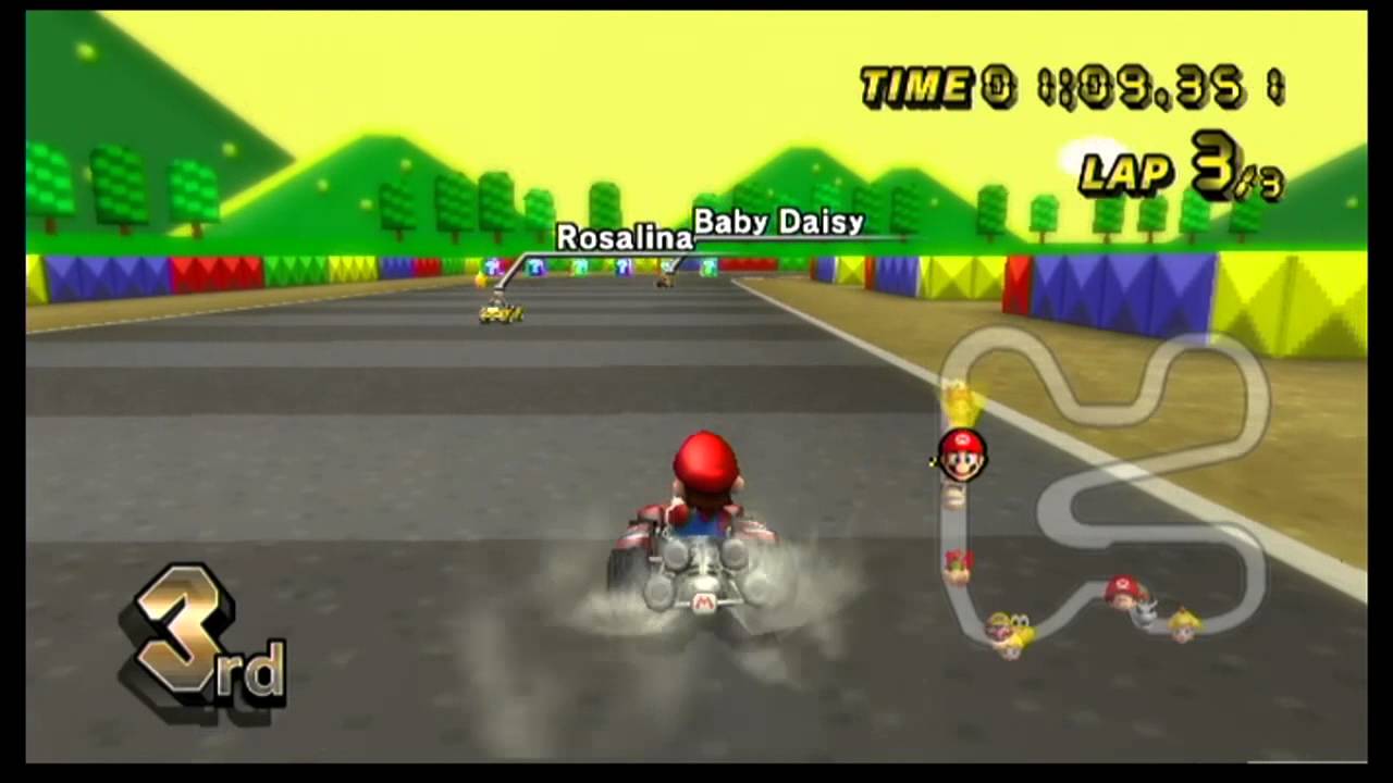Mario Kart Wii: SNES Mario Circuit 3 [HD] - YouTube