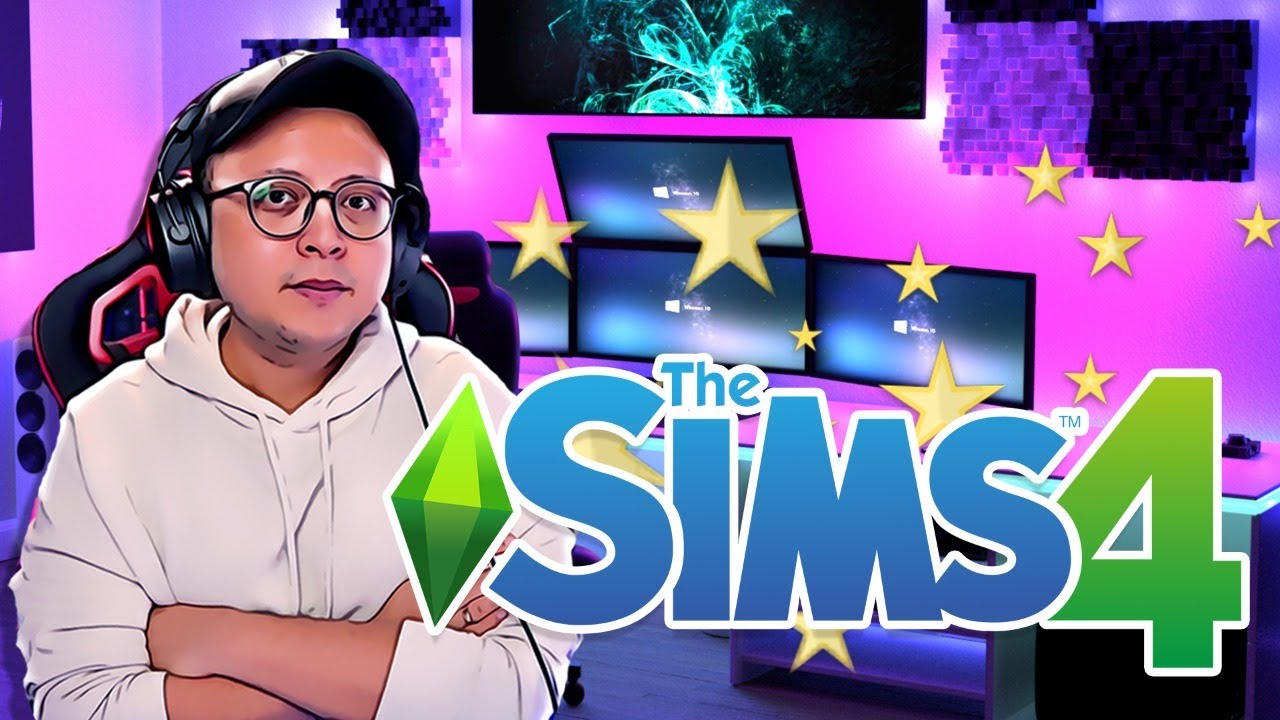 Desain Gaming Room - The Sims 4 - YouTube