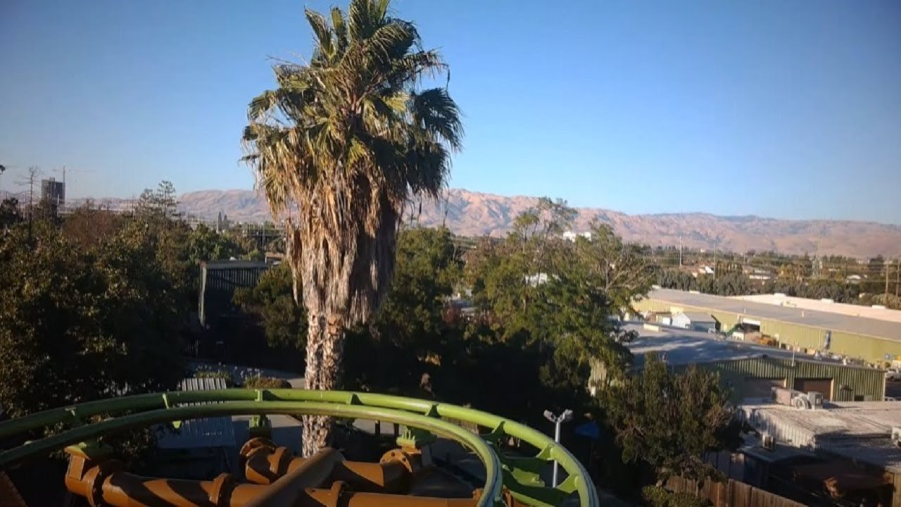 Psycho Mouse - California's Great America - Front Row (4K HD POV ...