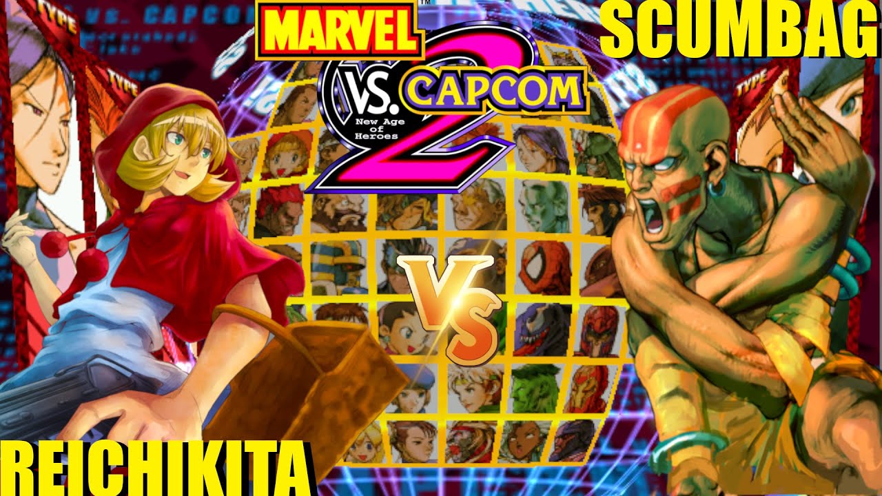Marvel vs Capcom 2: SCUMBAG vs REICHIKITA - YouTube
