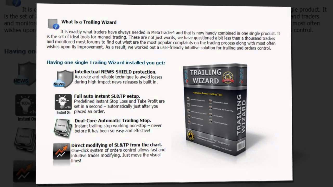 Forex Trailing Wizard Review - YouTube