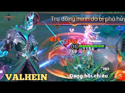 AOV :VALHEIN GAMEPLAY|ARENA OF VALOR LIÊN QUÂN MOBILE ROV COT - YouTube
